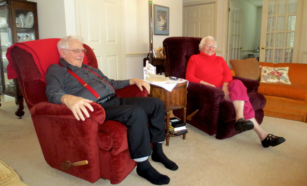 Meet the drone-toting Riehls – radicals in their 80s? - EMU News