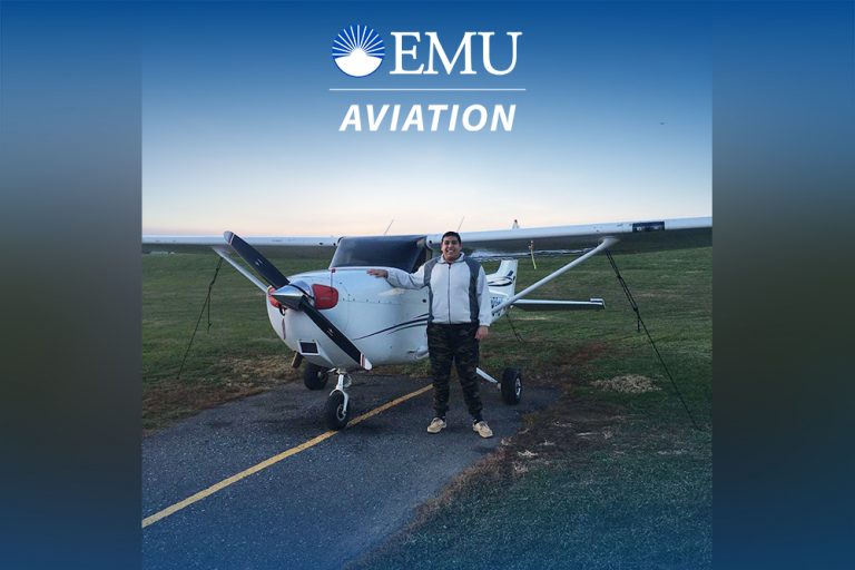 First solo flights with EMU Lancaster's student-pilots: Meet Mina Sous ...