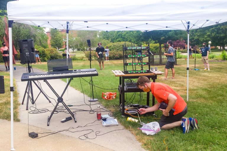 ‘How Can EMU Keep From Singing?’ Physically distanced outdoor singing ...