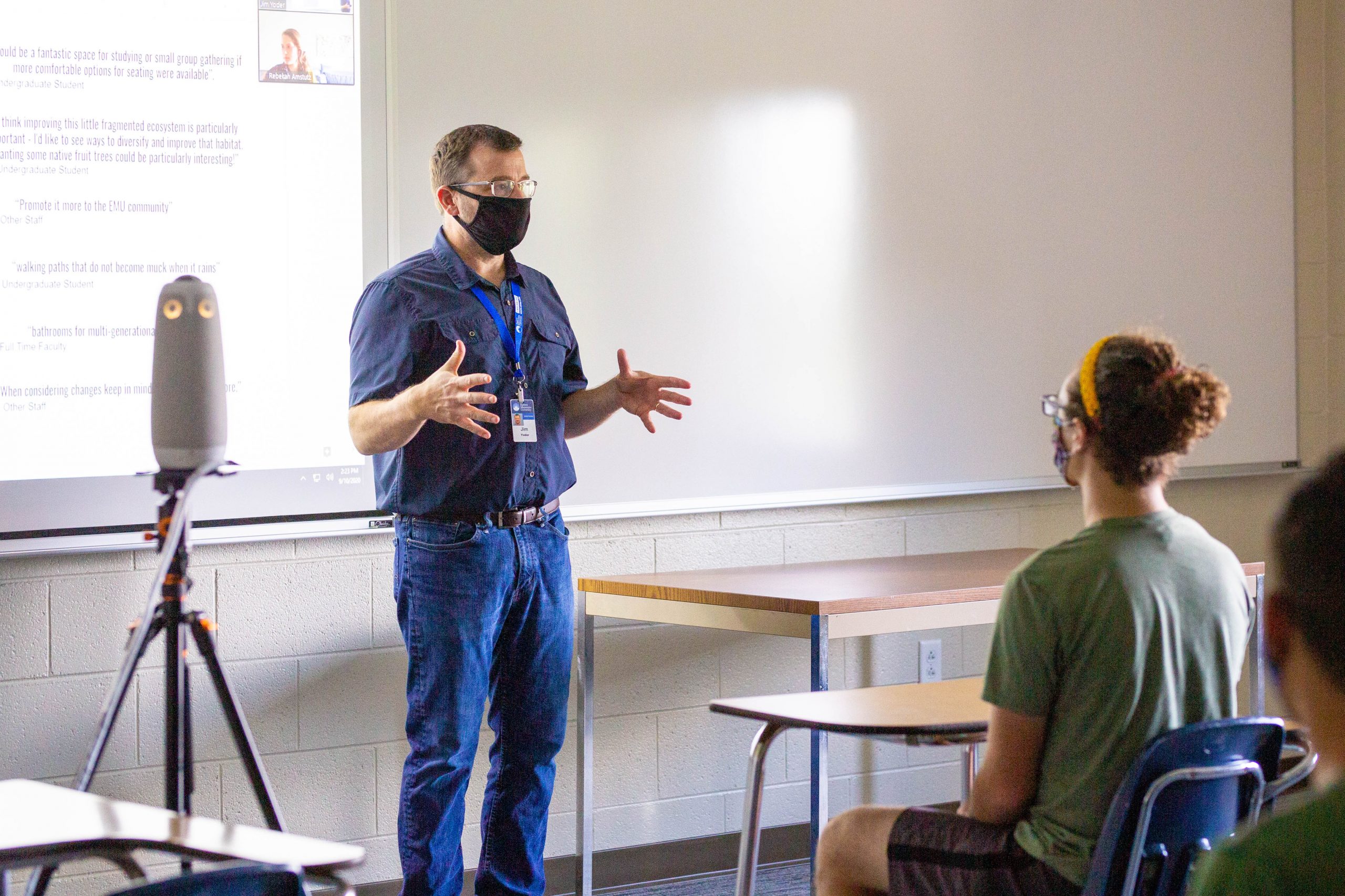 First day of in-person classes for Fall 2020. - EMU News