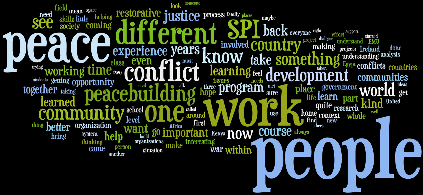 Summer Peacebuilding Institute: Working toward peace differently, in ...